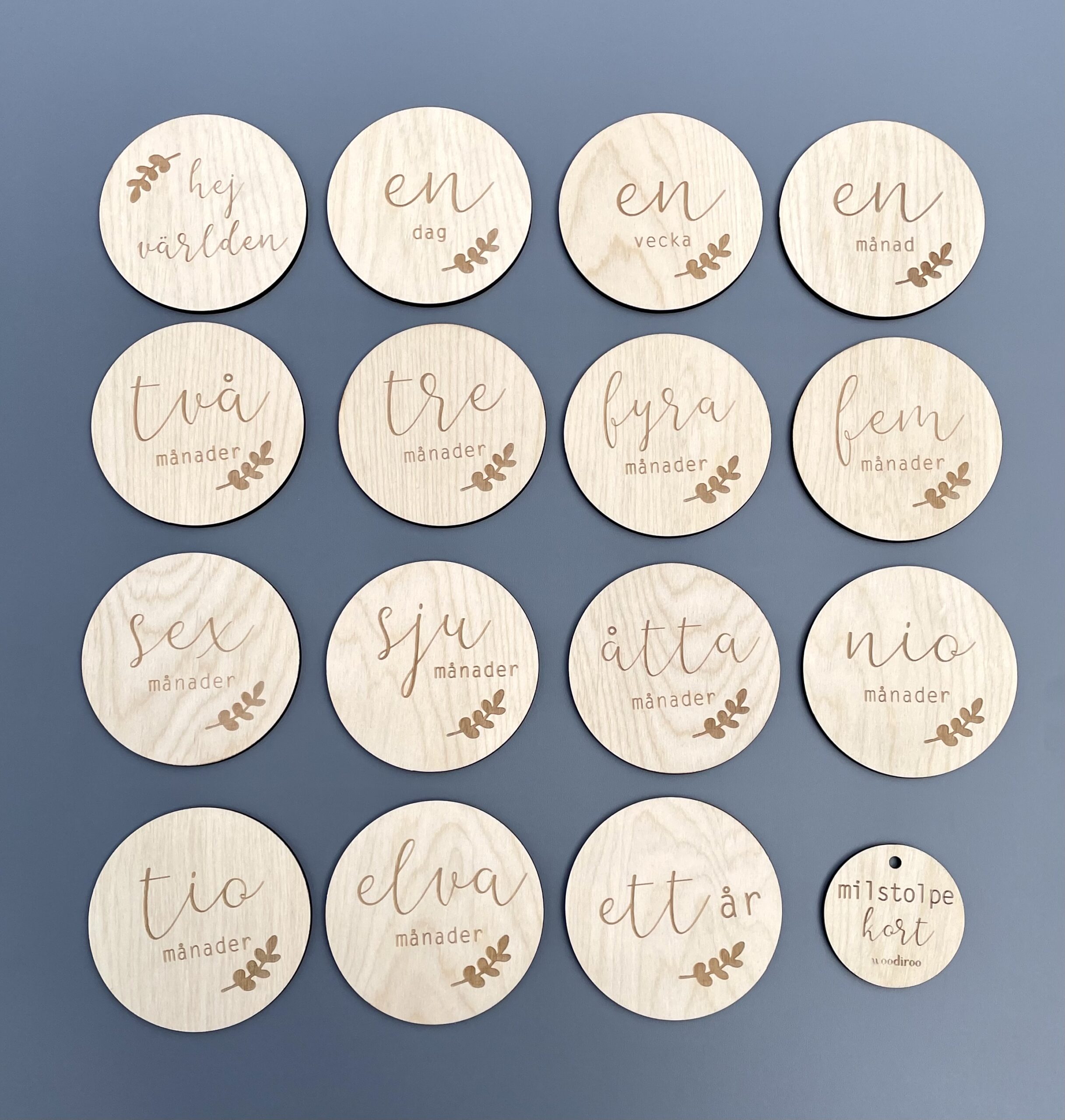 Milstolpe-kort – Woodiroo